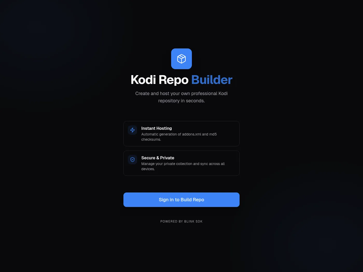 Kodi Repo Builder