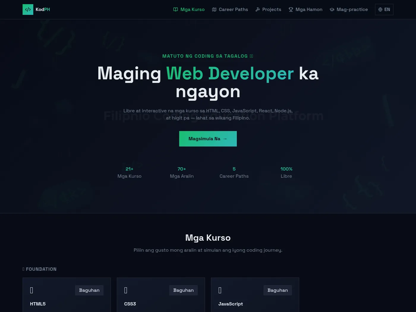 KodPH: Filipino Dev Platform