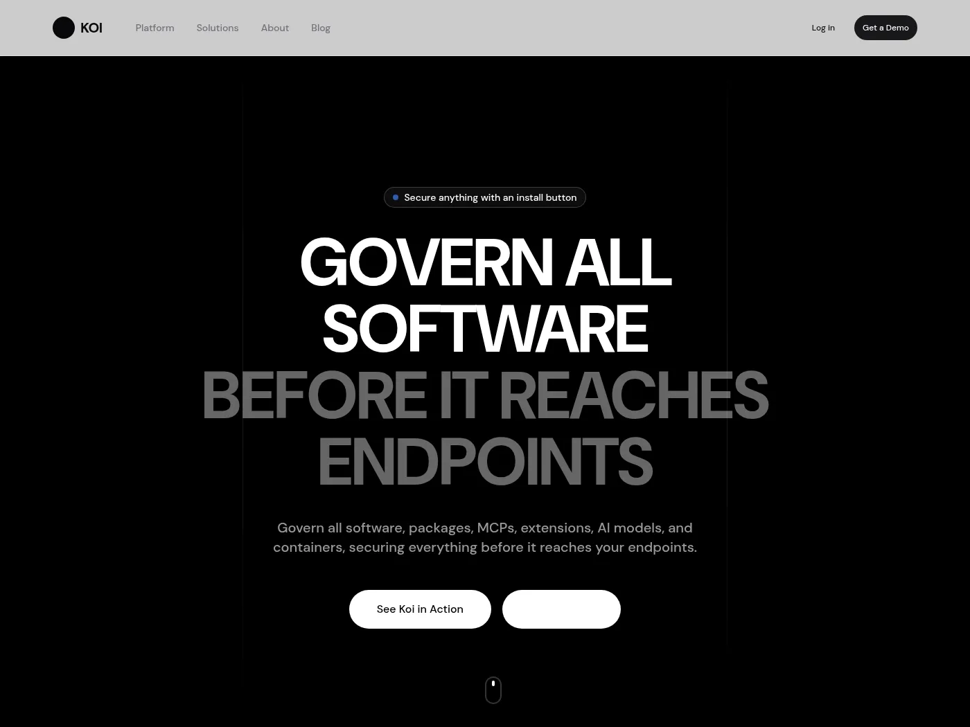 Koi.ai Clone Web App