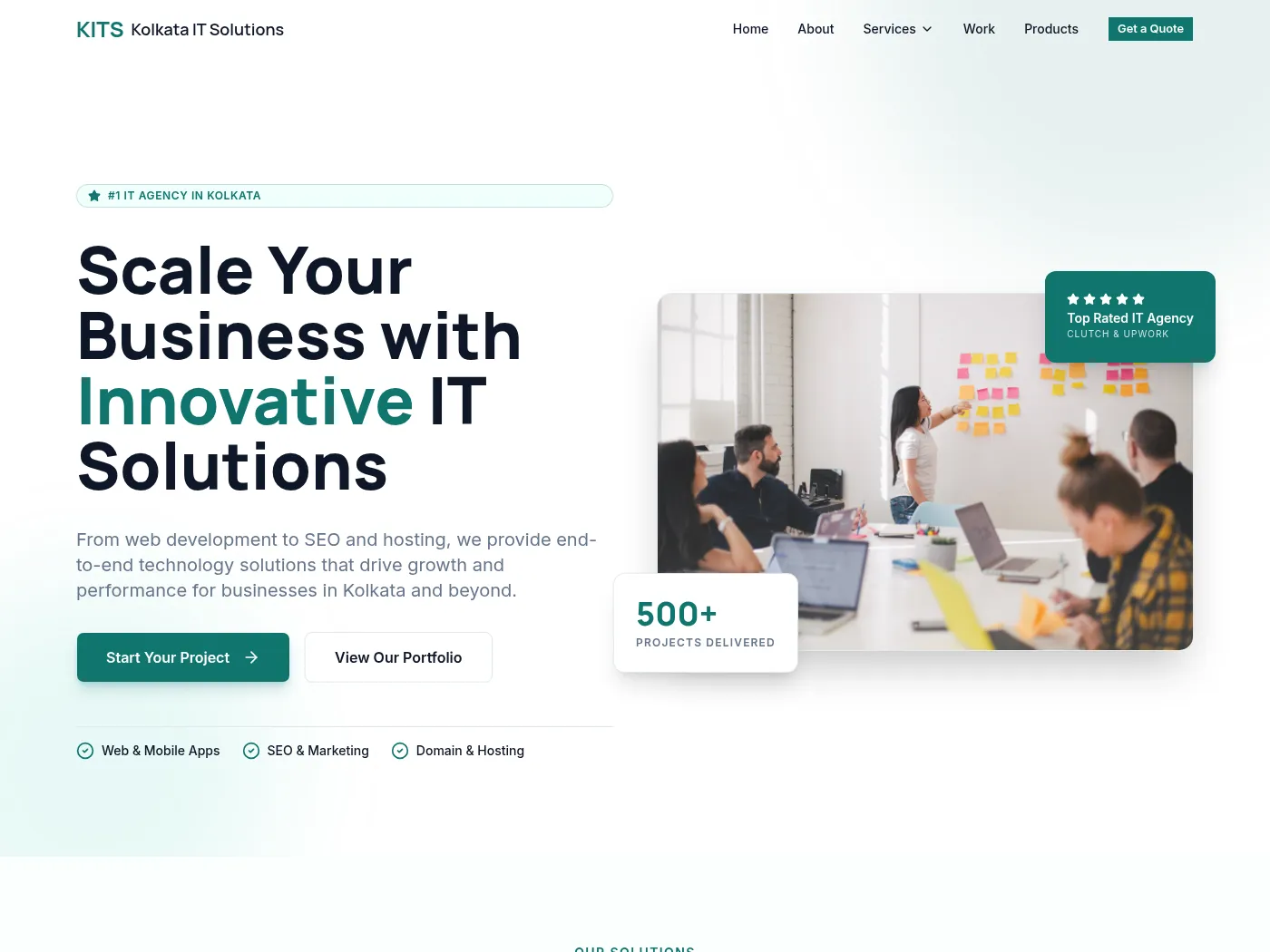 Kolkata IT Solutions Site