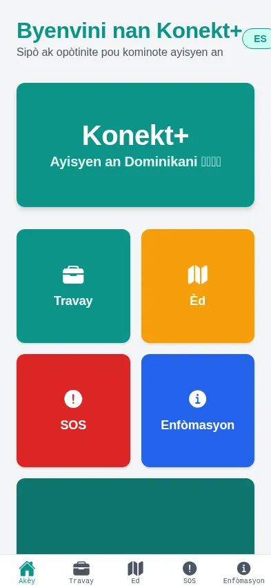 Konekt+ Migrant Support App......Sam Rodly Borgella app