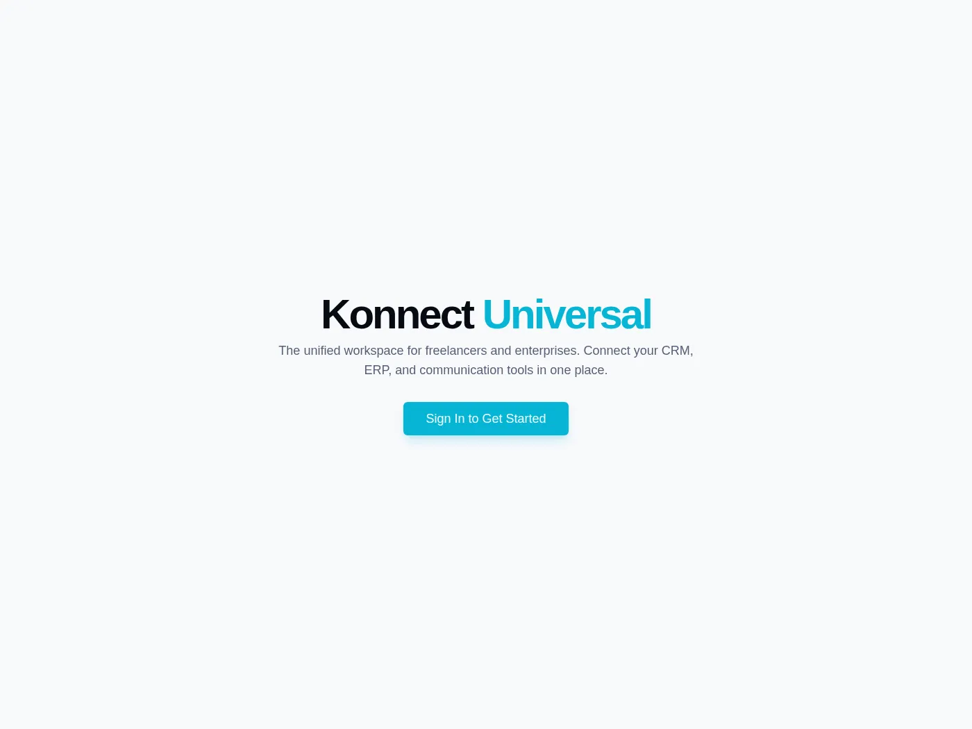 Konnect Universal Workspace