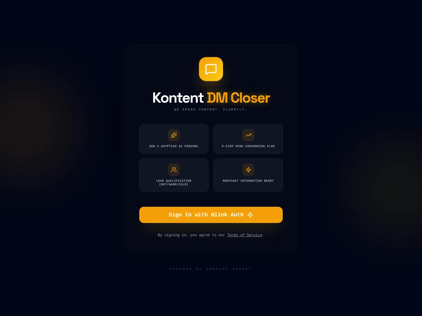 Kontent DM Closer
