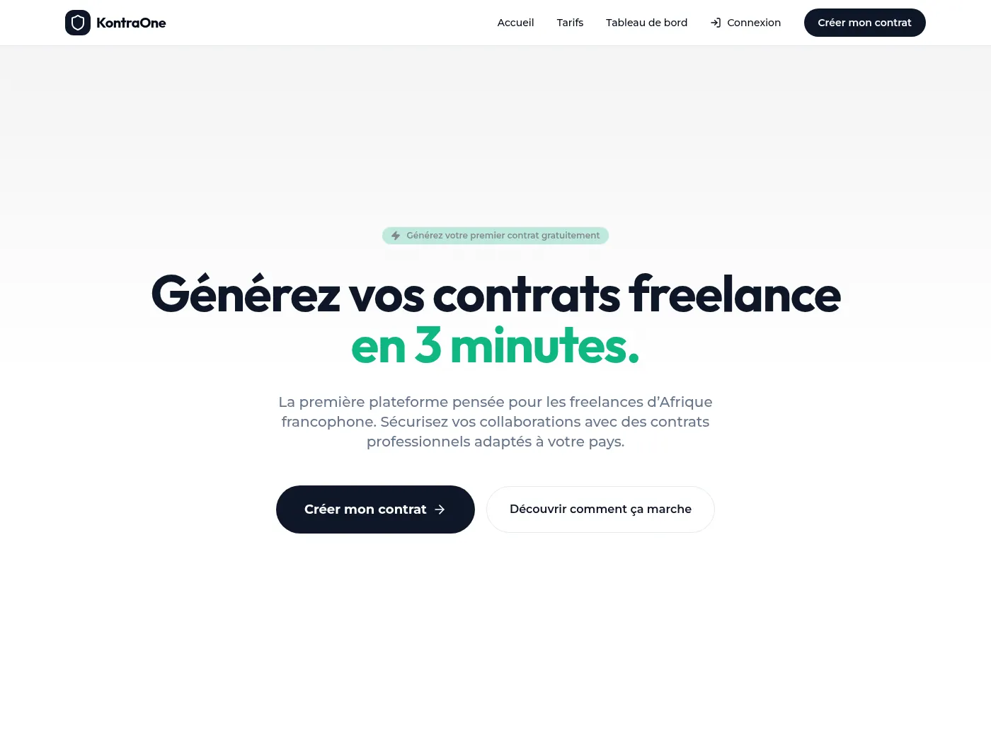 KontraOne Freelance Contracts