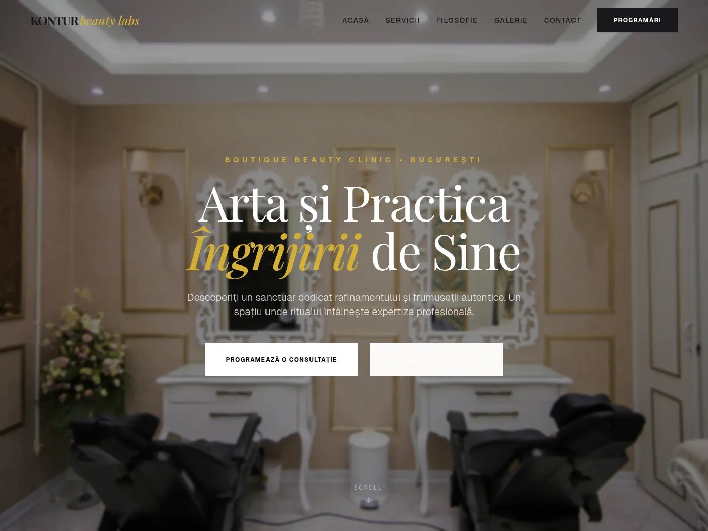 Kontur Beauty Labs Homepage