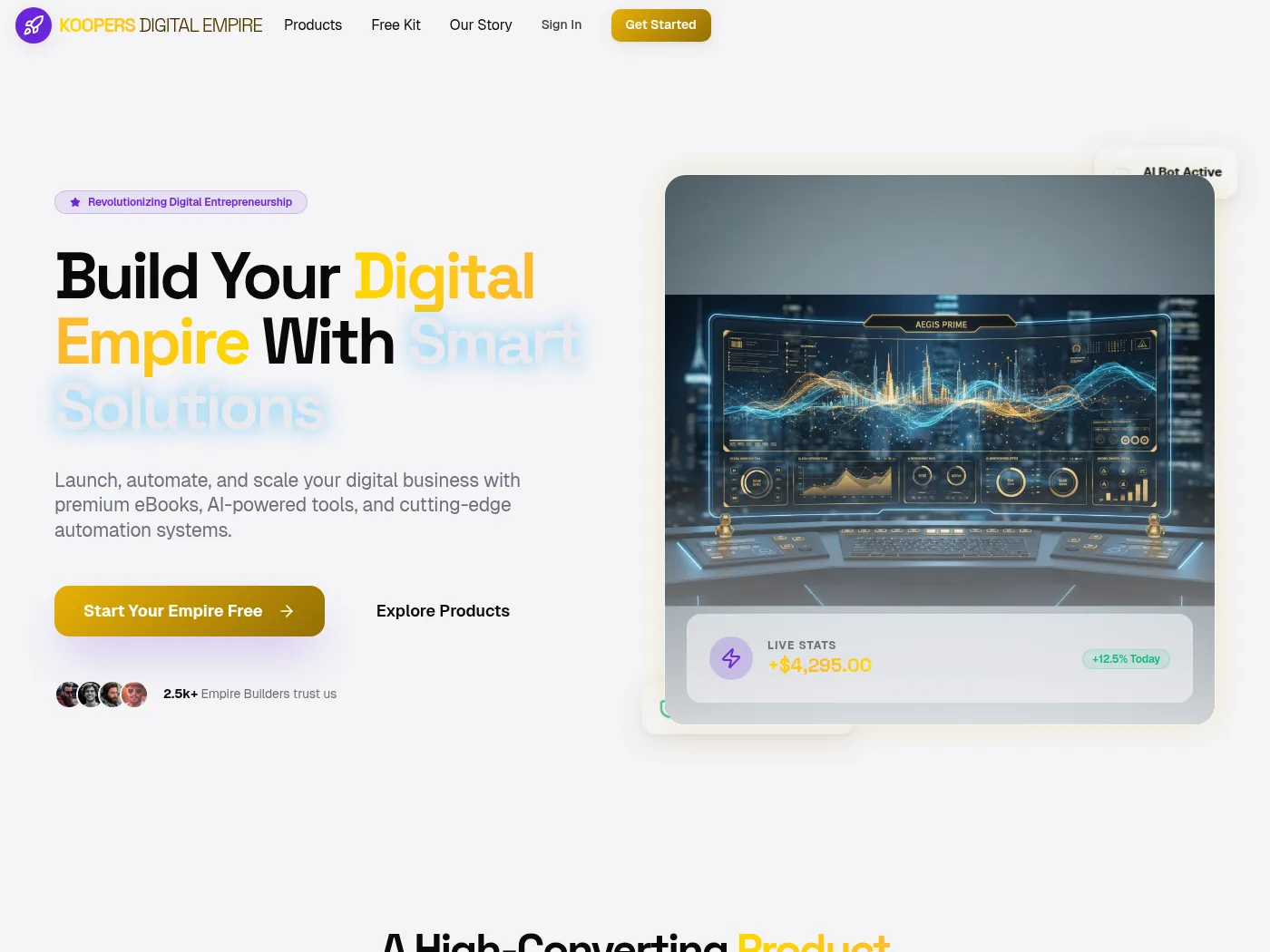 Koopers Digital Empire Site