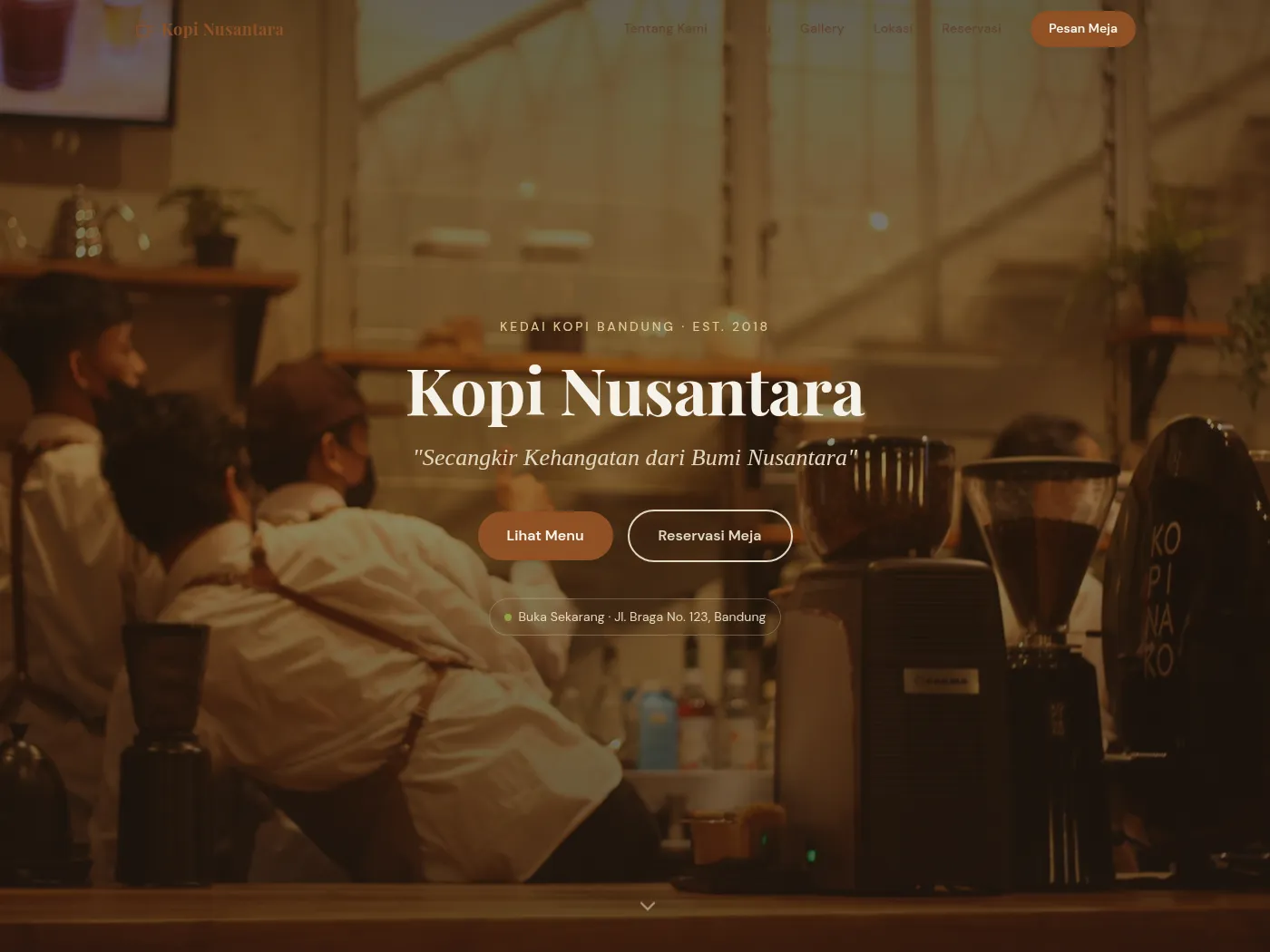 Kopi Nusantara Landing