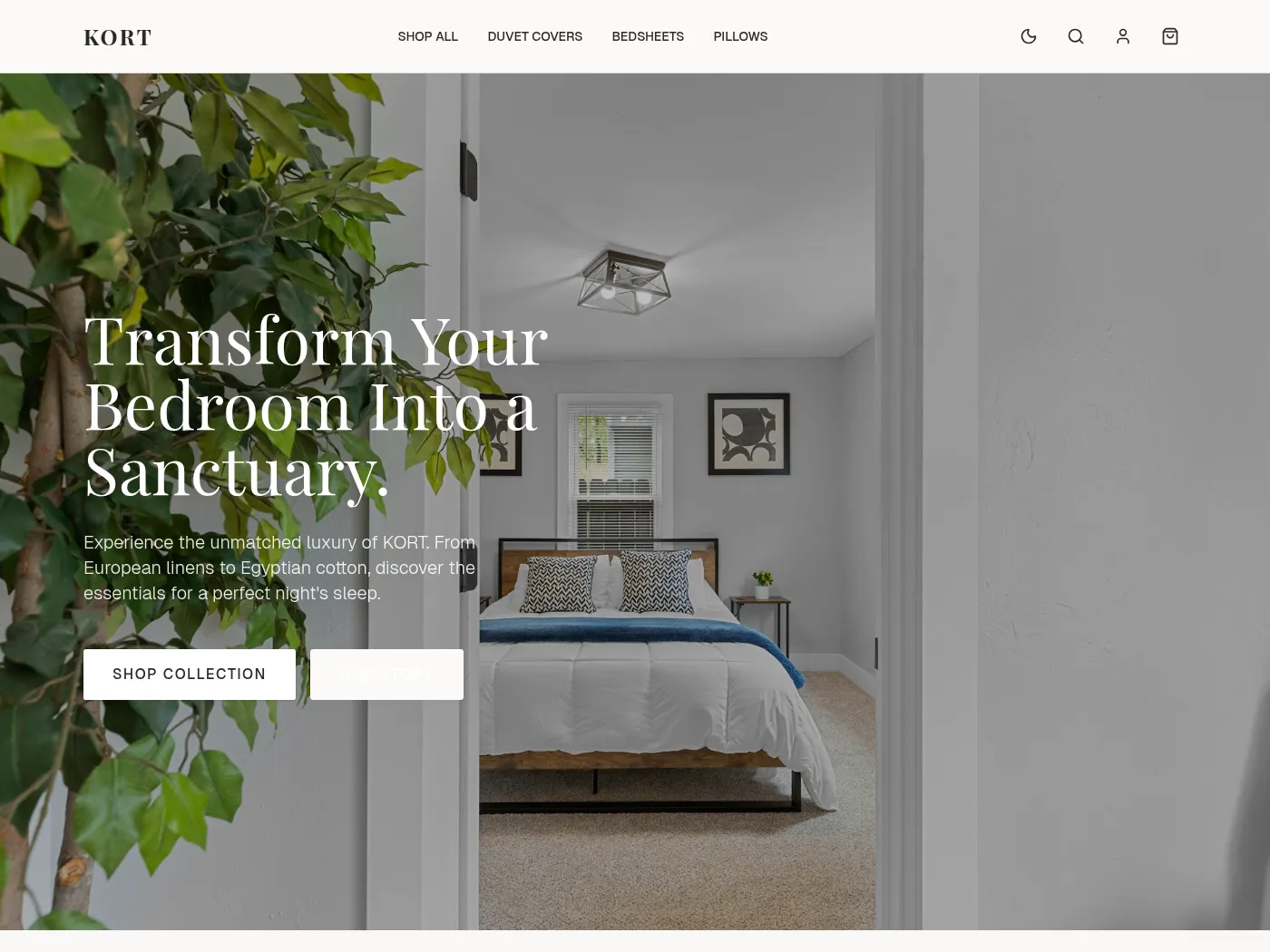 KORT Bedding Shop