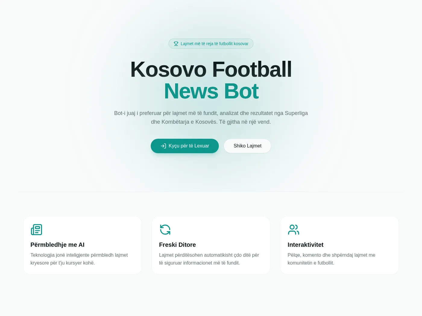 Kosovo Football News Bot