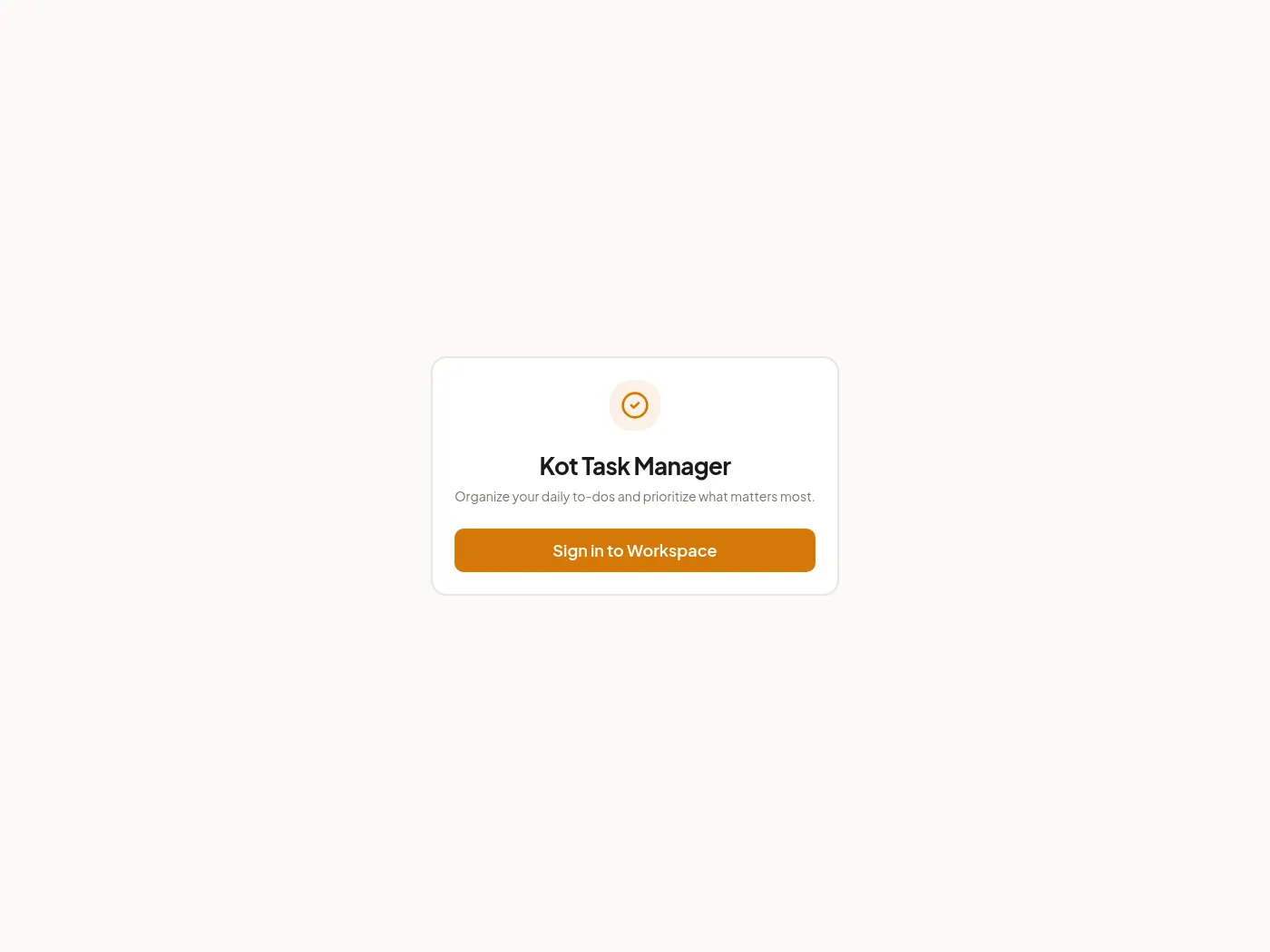 Kot Task Manager