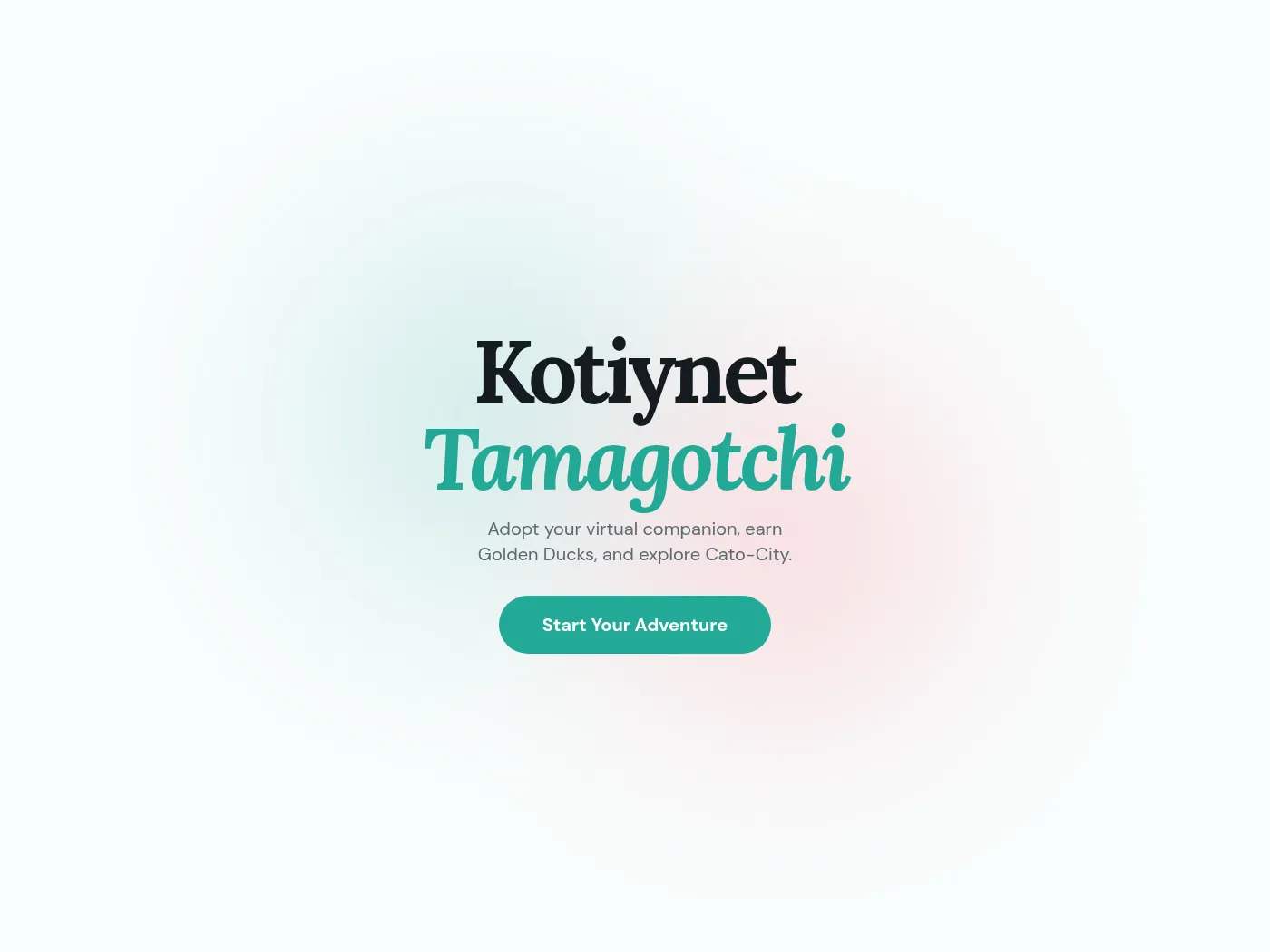 Kotiynet Tamagotchi Game