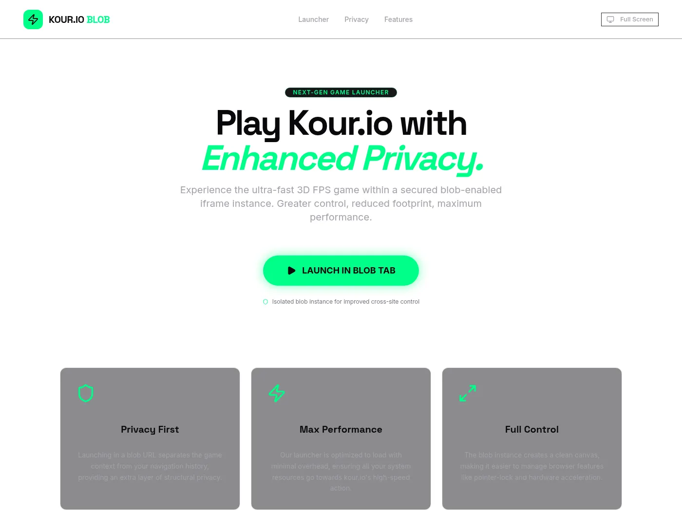 Kour.io Blob Launcher