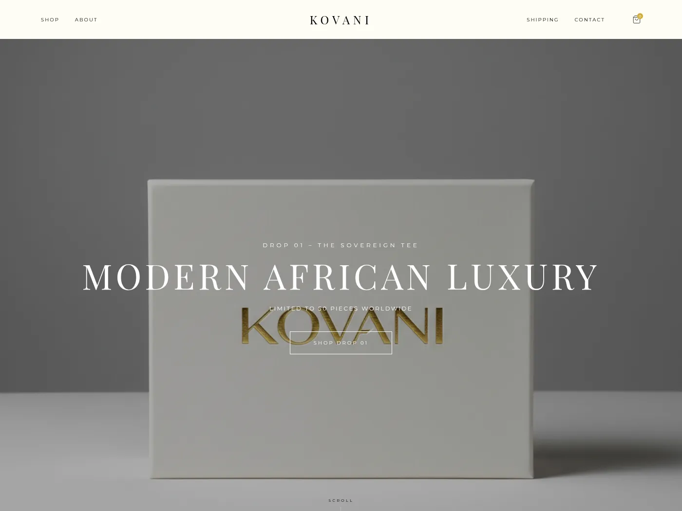 KOVANI Luxury E-Commerce