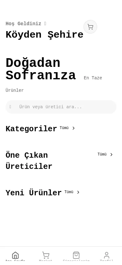 Köyden Şehire App