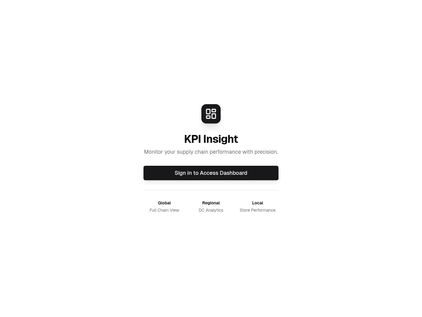 KPI Insight Dashboard