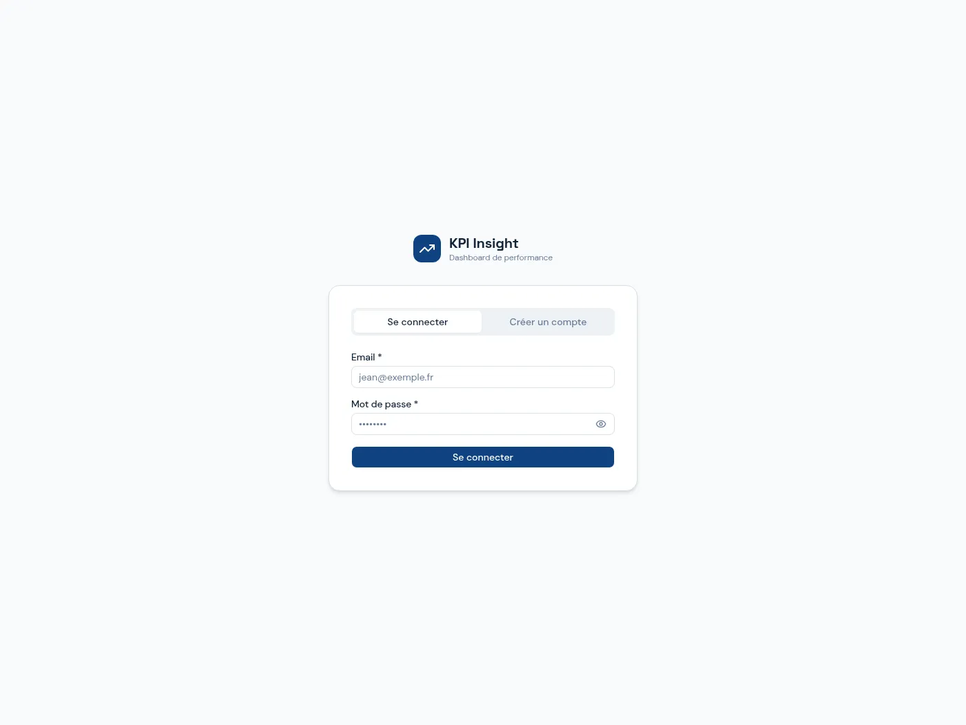 KPI Insight Dashboard