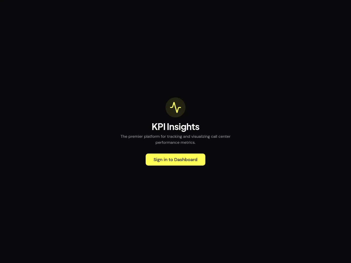 KPI Insights Dashboard