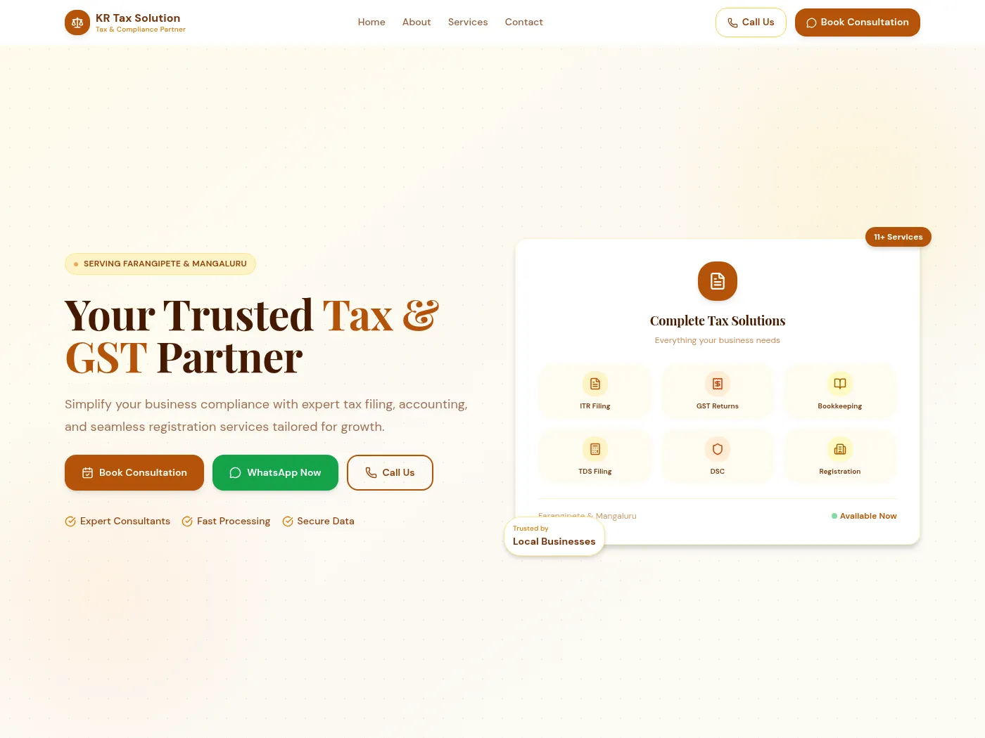 KR Tax Solution Portal