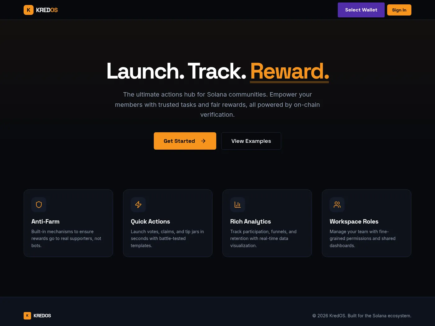 KRED Actions Hub