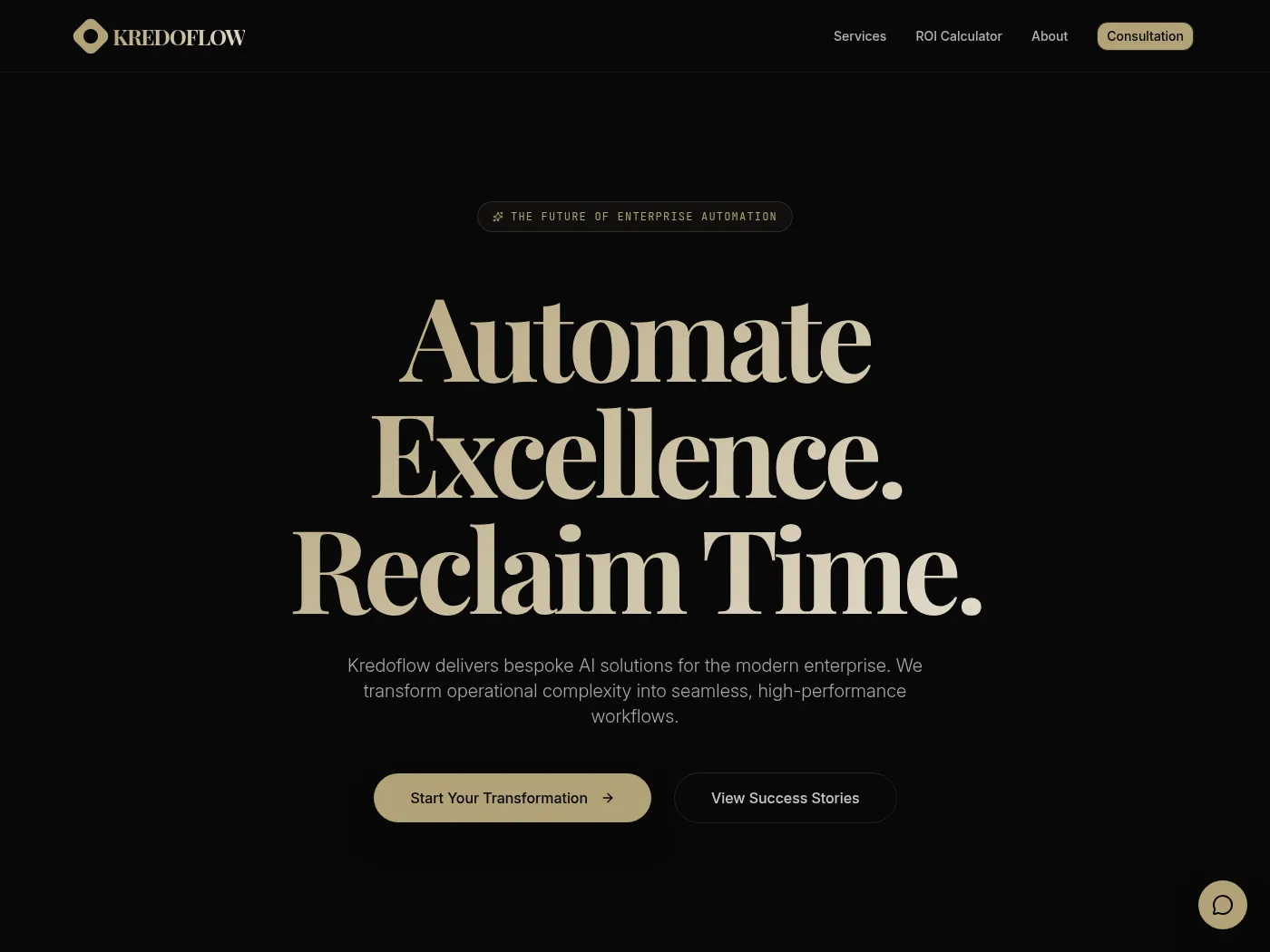 Kredoflow AI Agency Site