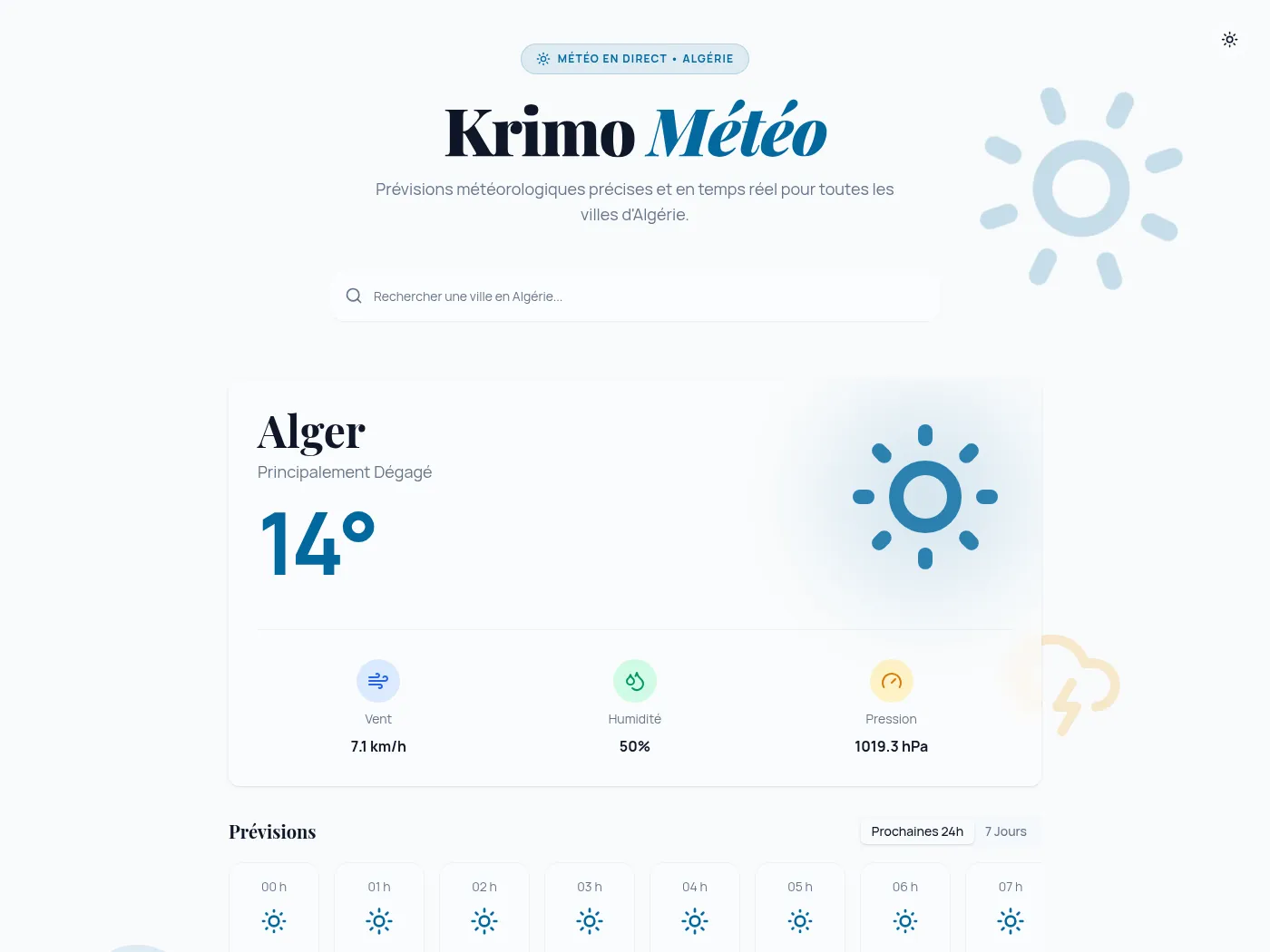 Krimo Météo Algérie