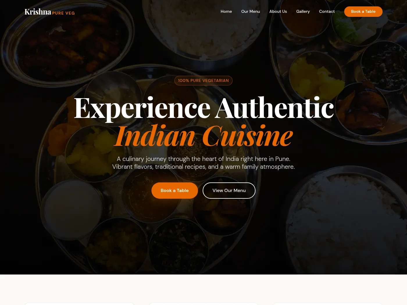 Krishna Pure Veg Landing