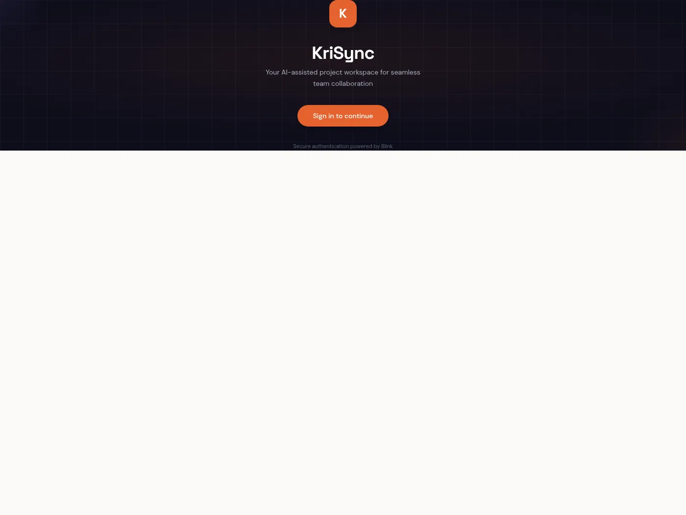 KriSync Project Workspace