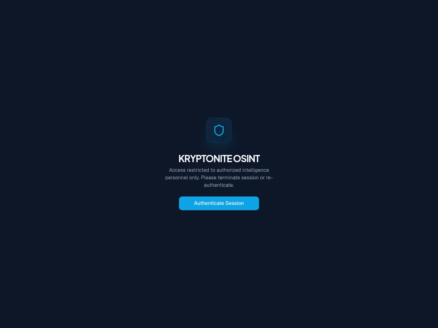 Kryptonite OSINT Suite