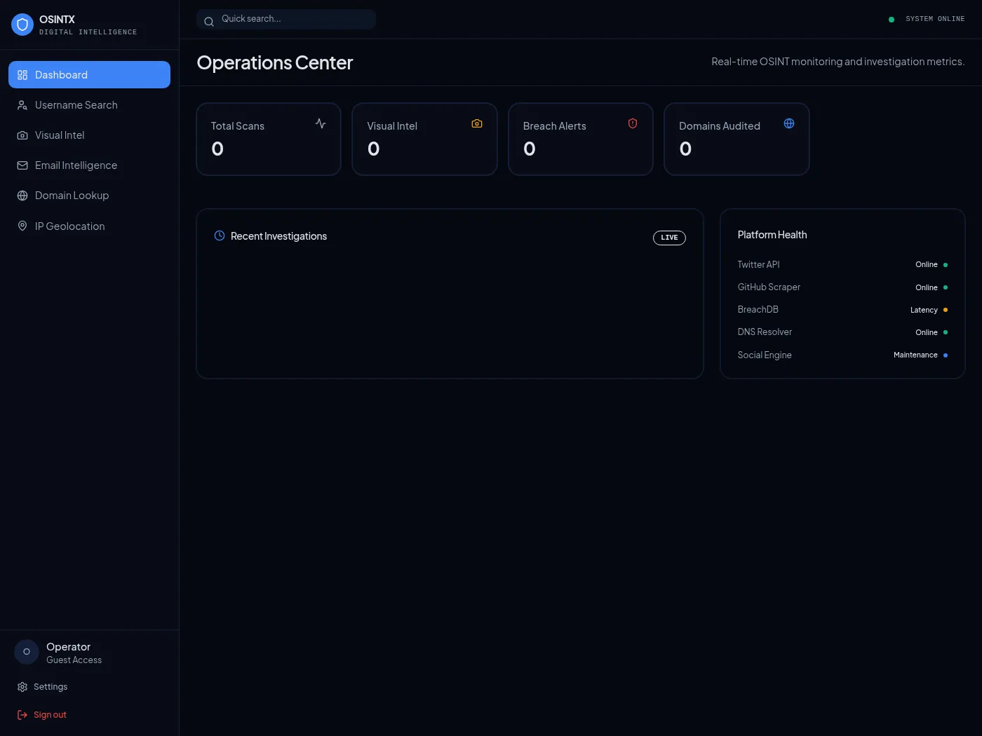 Kryptonite OSINT Toolkit