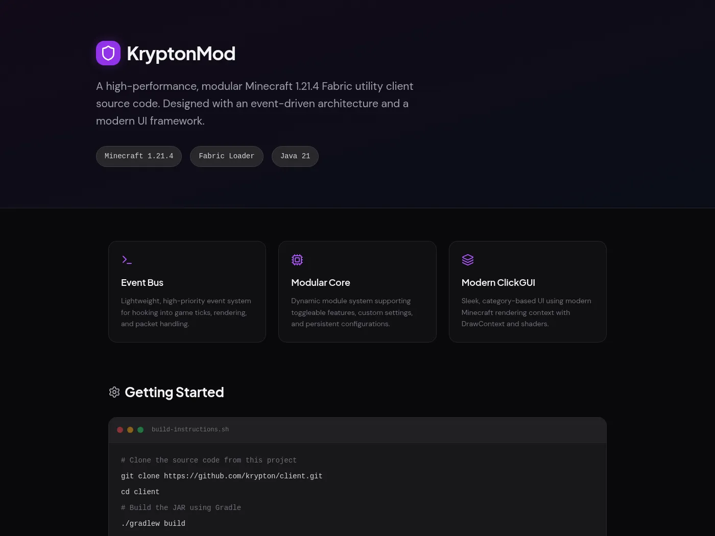 KryptonMod Utility Client