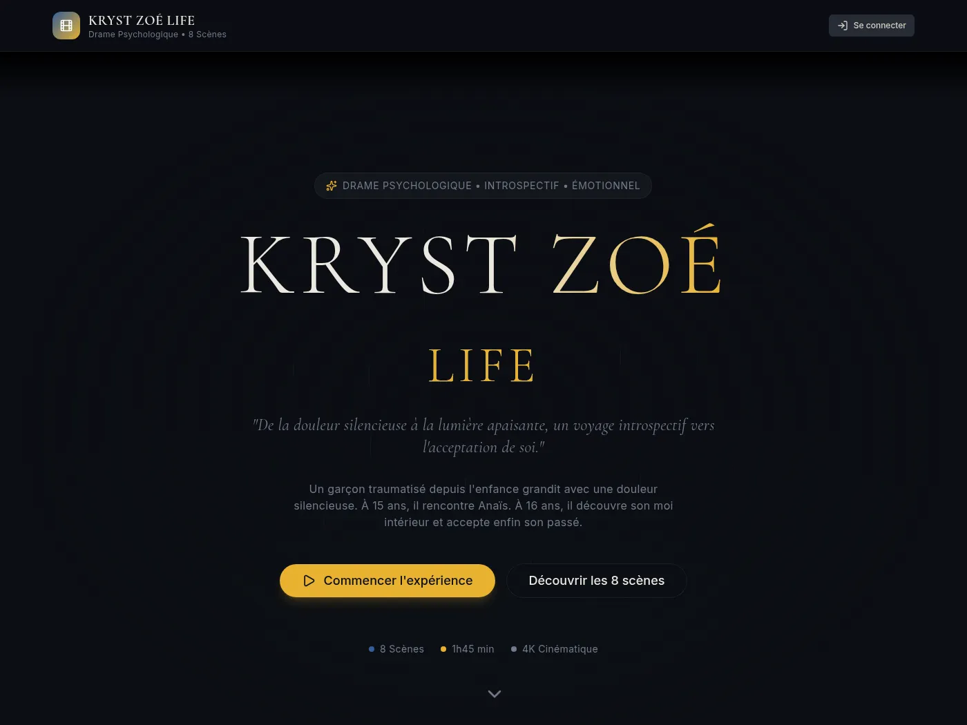 KRYST ZOÉ LIFE Film