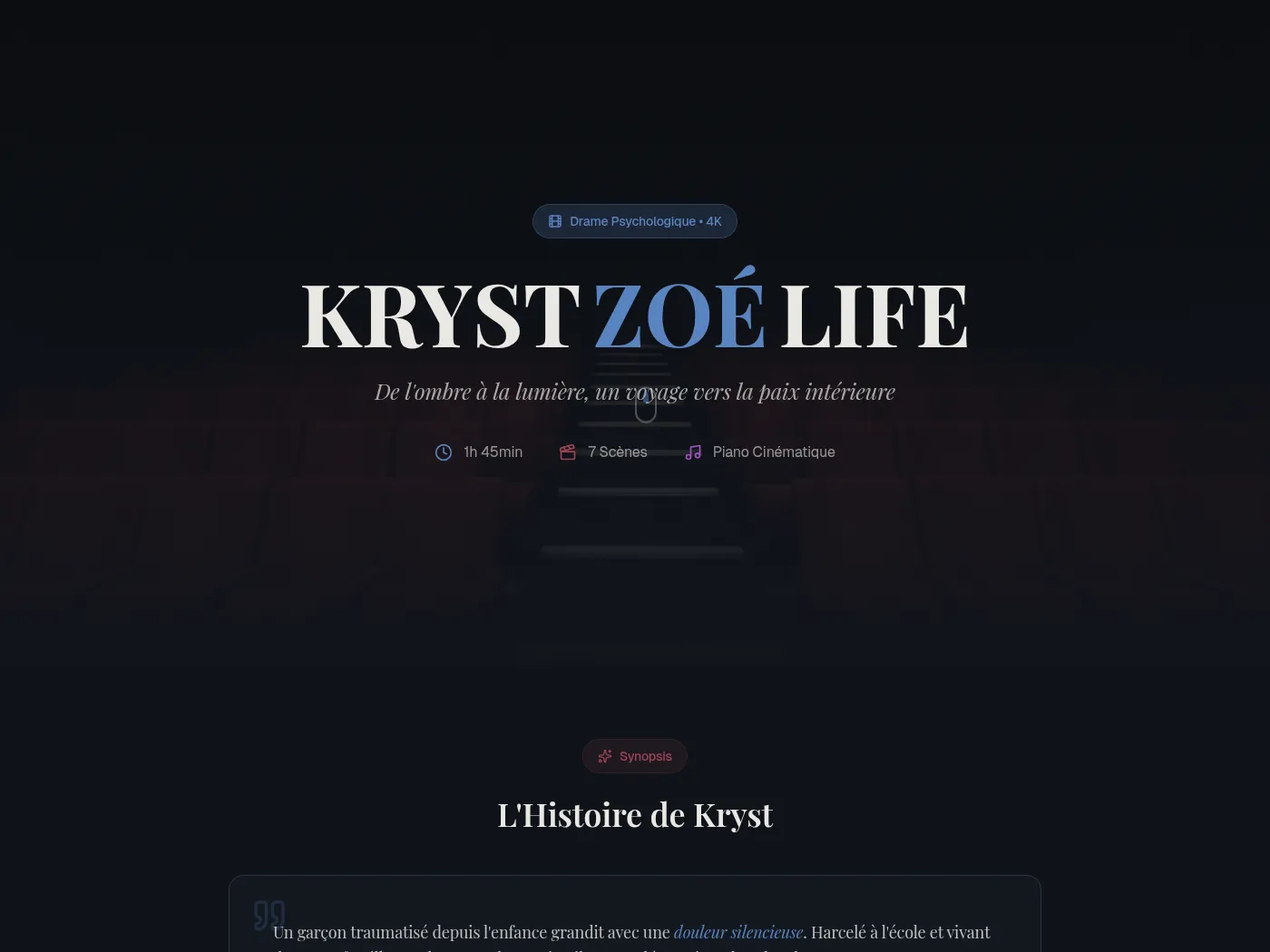 KRYST ZOÉ LIFE Film