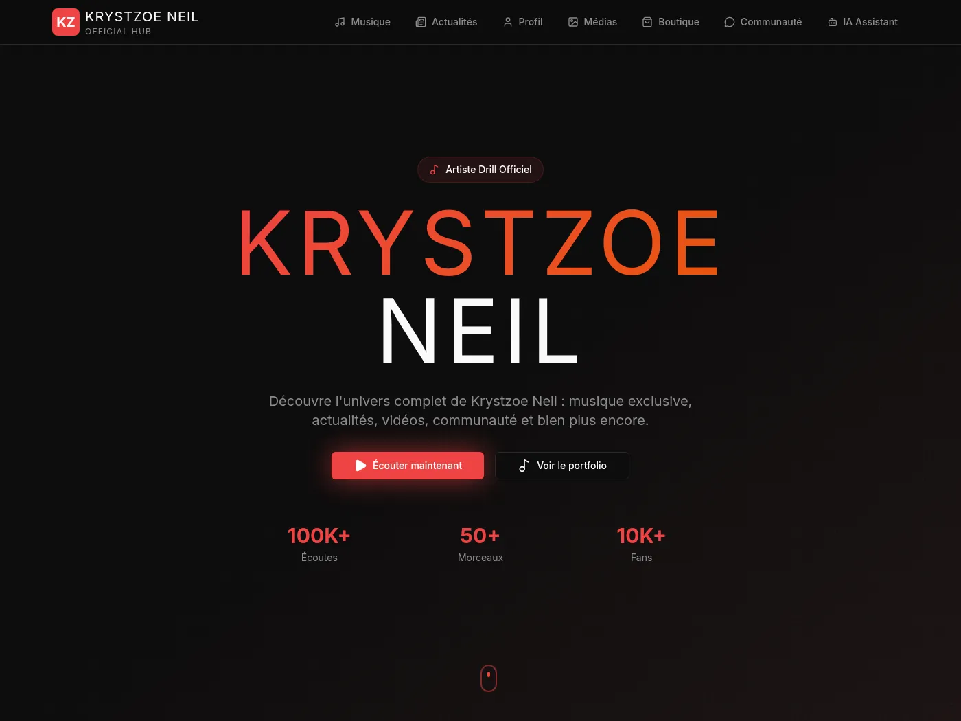Krystzoe Neil Official Hub