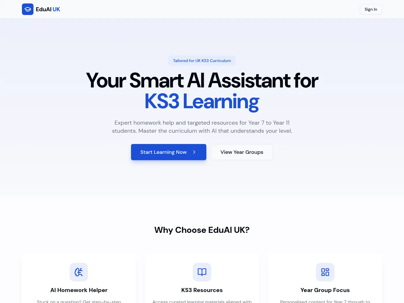 EduAI UK Assistant