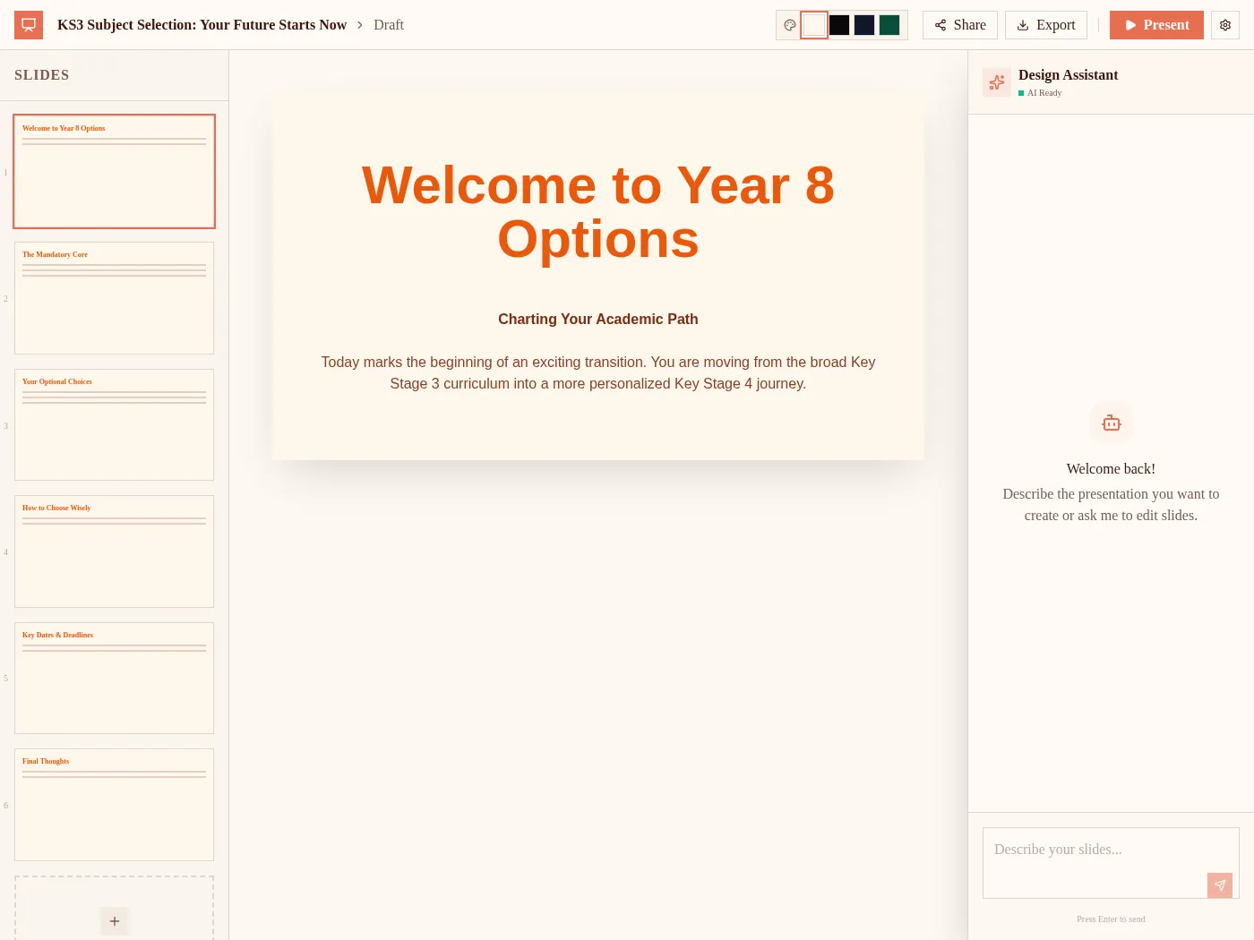 KS3 Subject Picker
