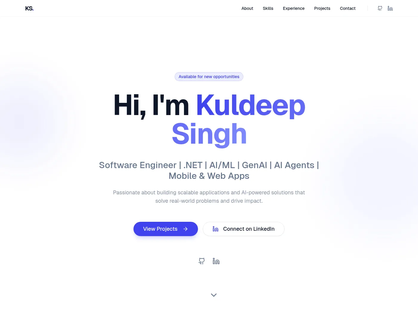 Kuldeep Singh Portfolio