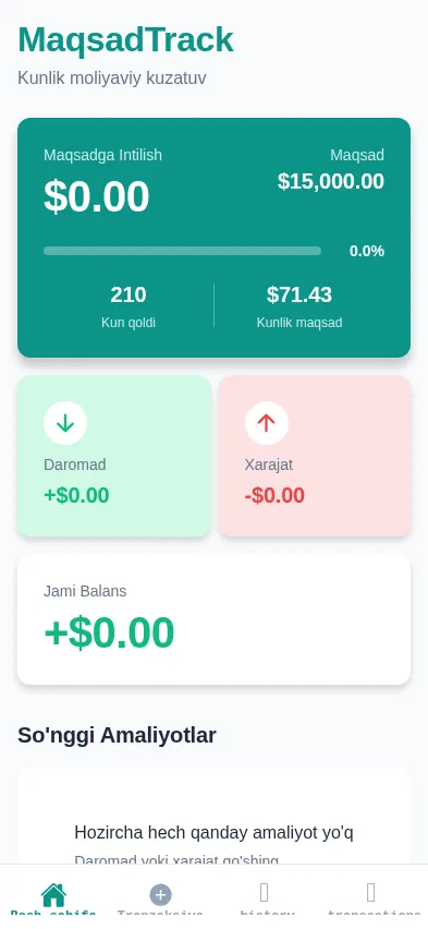 MaqsadTrack App