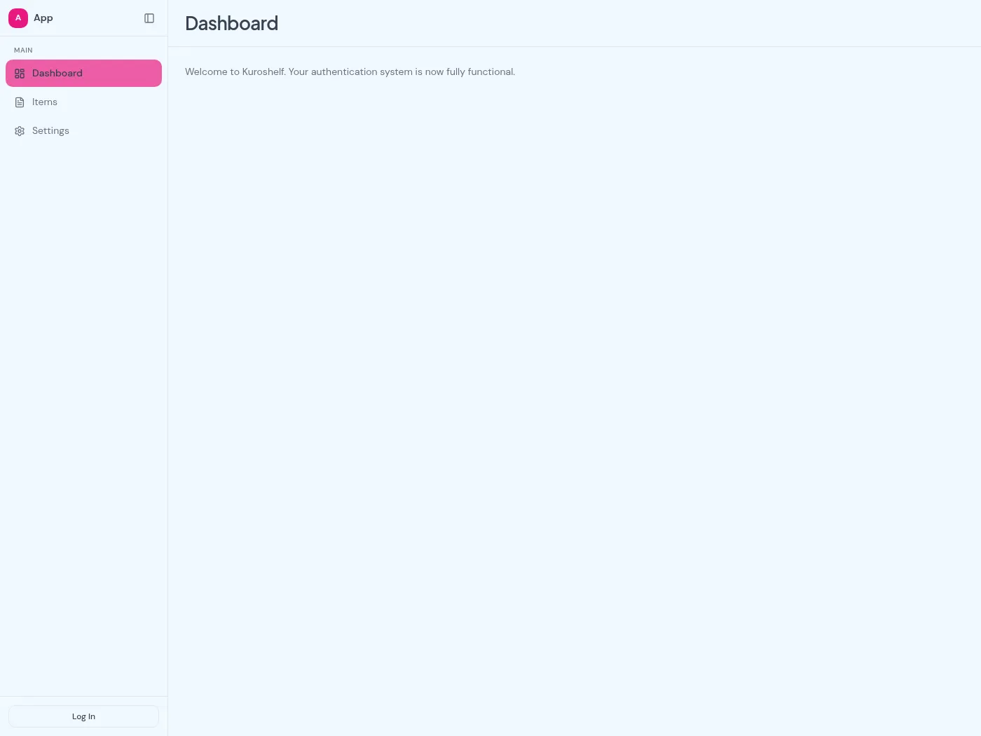 Kuroshelf Auth Fix