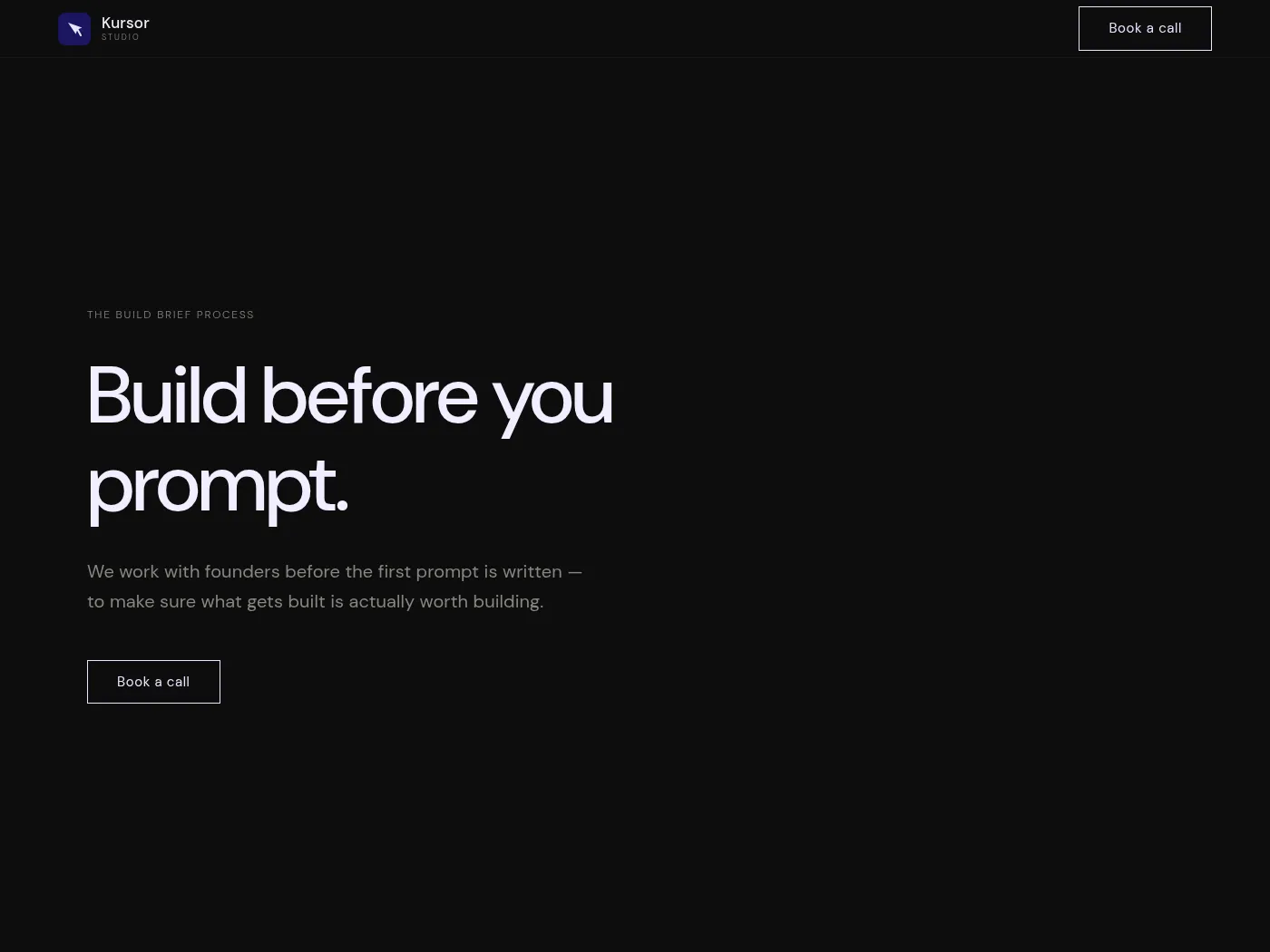 Kursor Studio Site