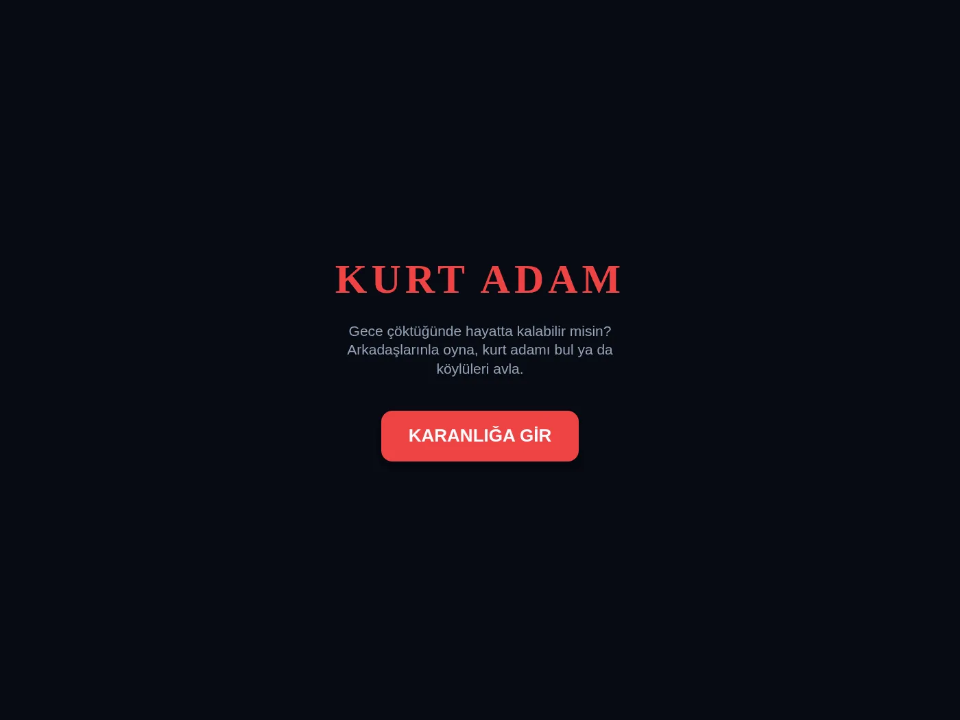 Kurt Adam Oyunu