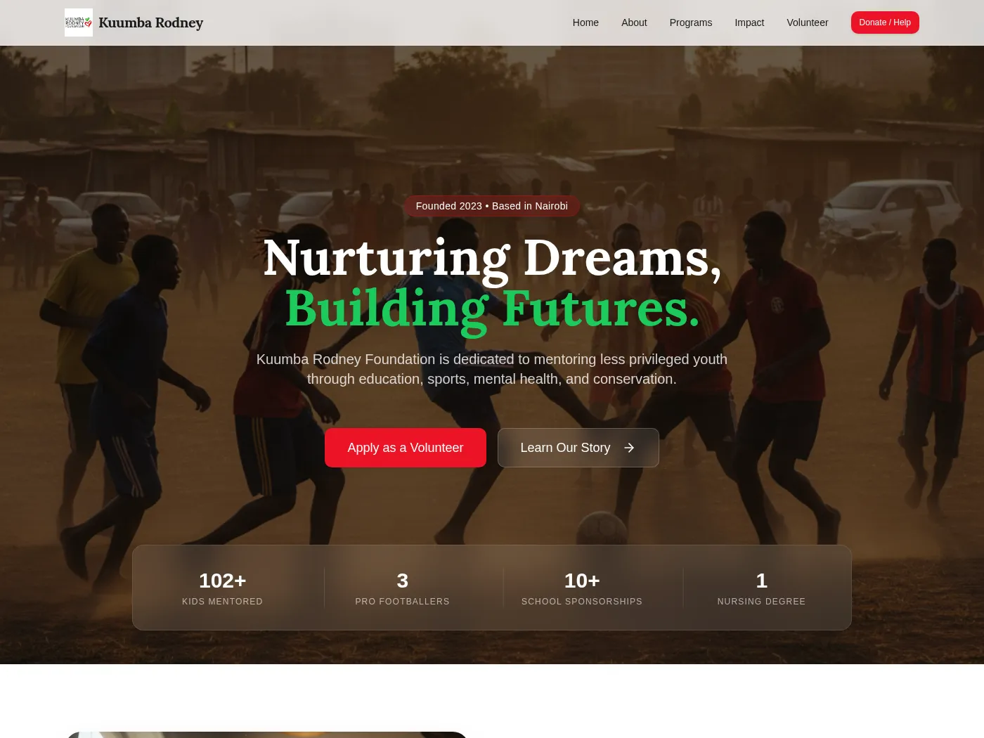 Kuumba Rodney Foundation Site
