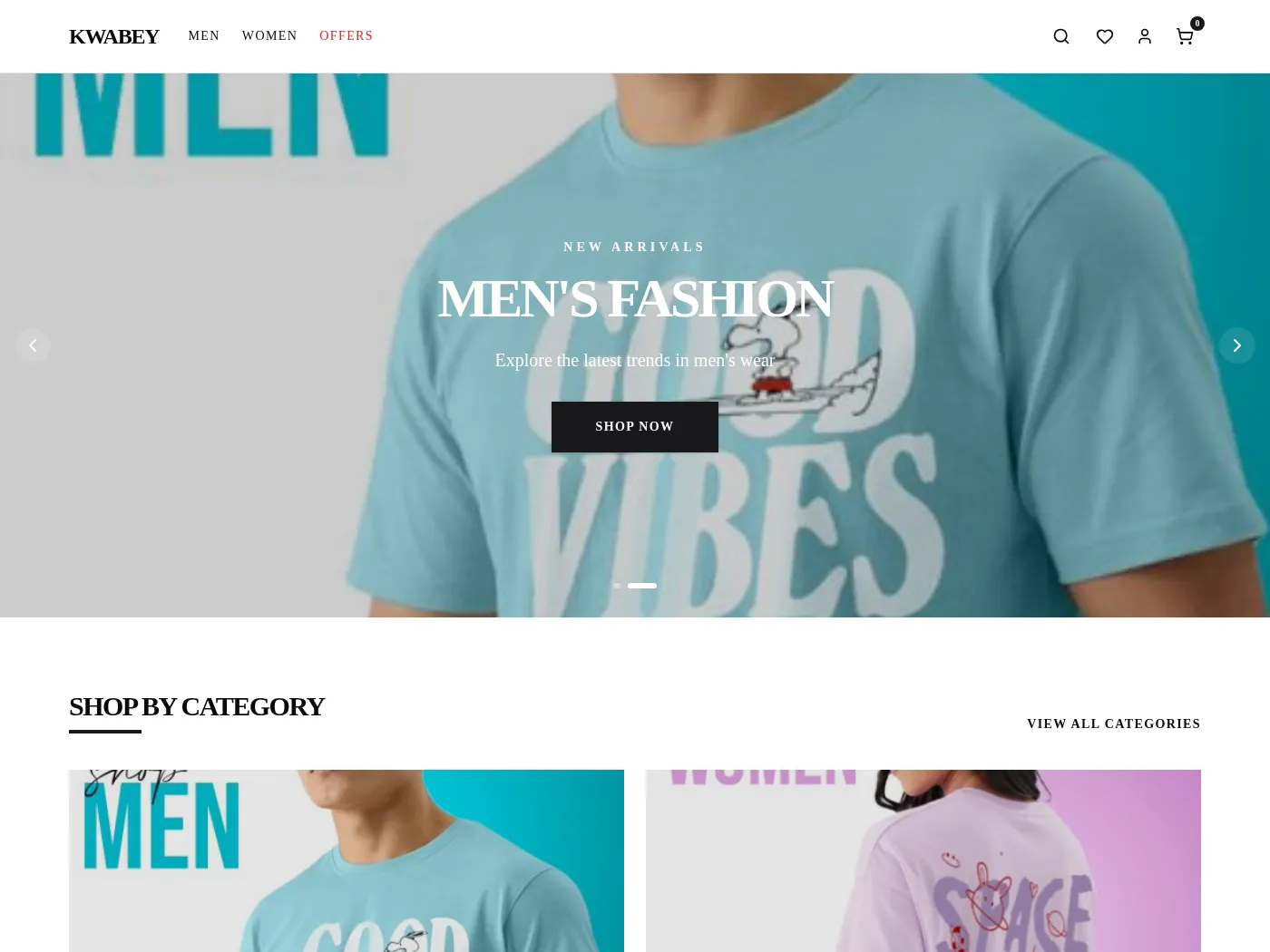 Kwabey Fashion Webstore