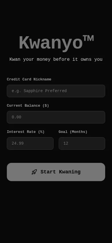Kwanyo Debt Accelerator