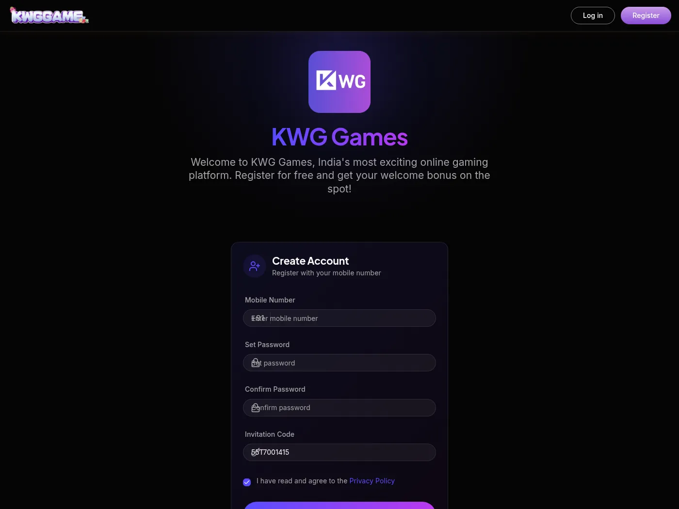 KWG3 Landing Clone