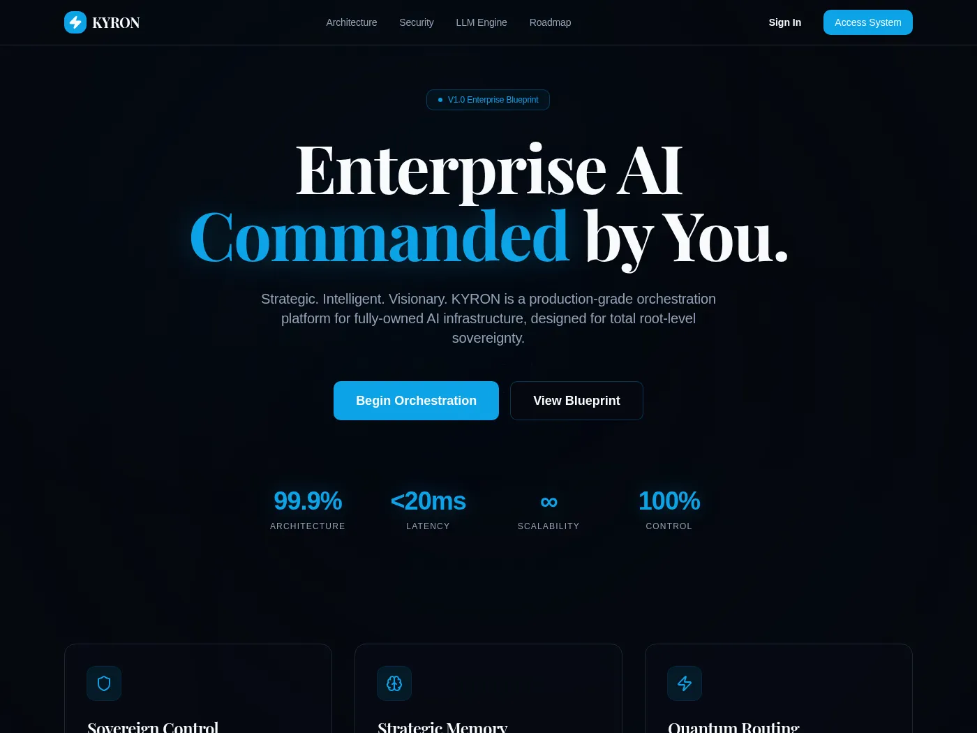 KYRON Command Platform