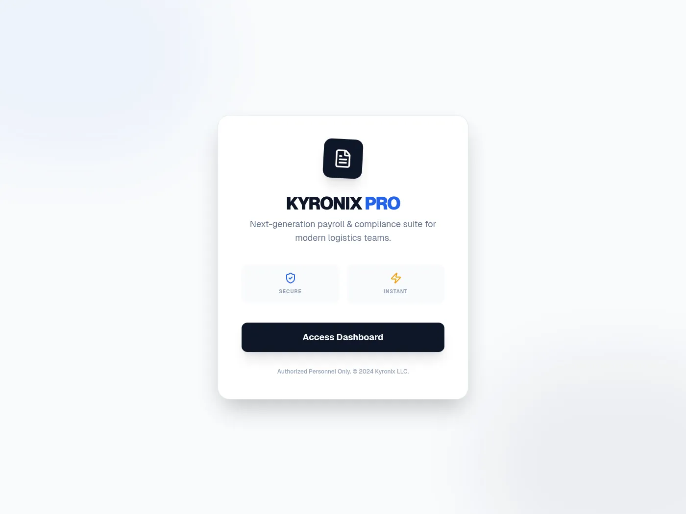 Kyronix Pro Paystub Generator