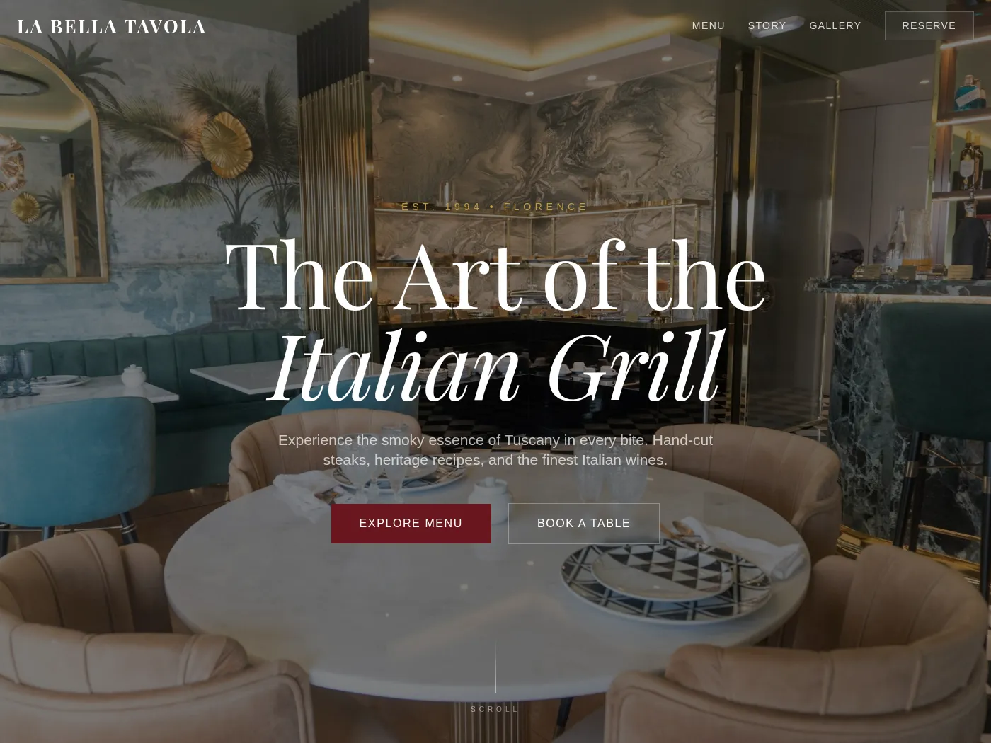 La Bella Tavola Site
