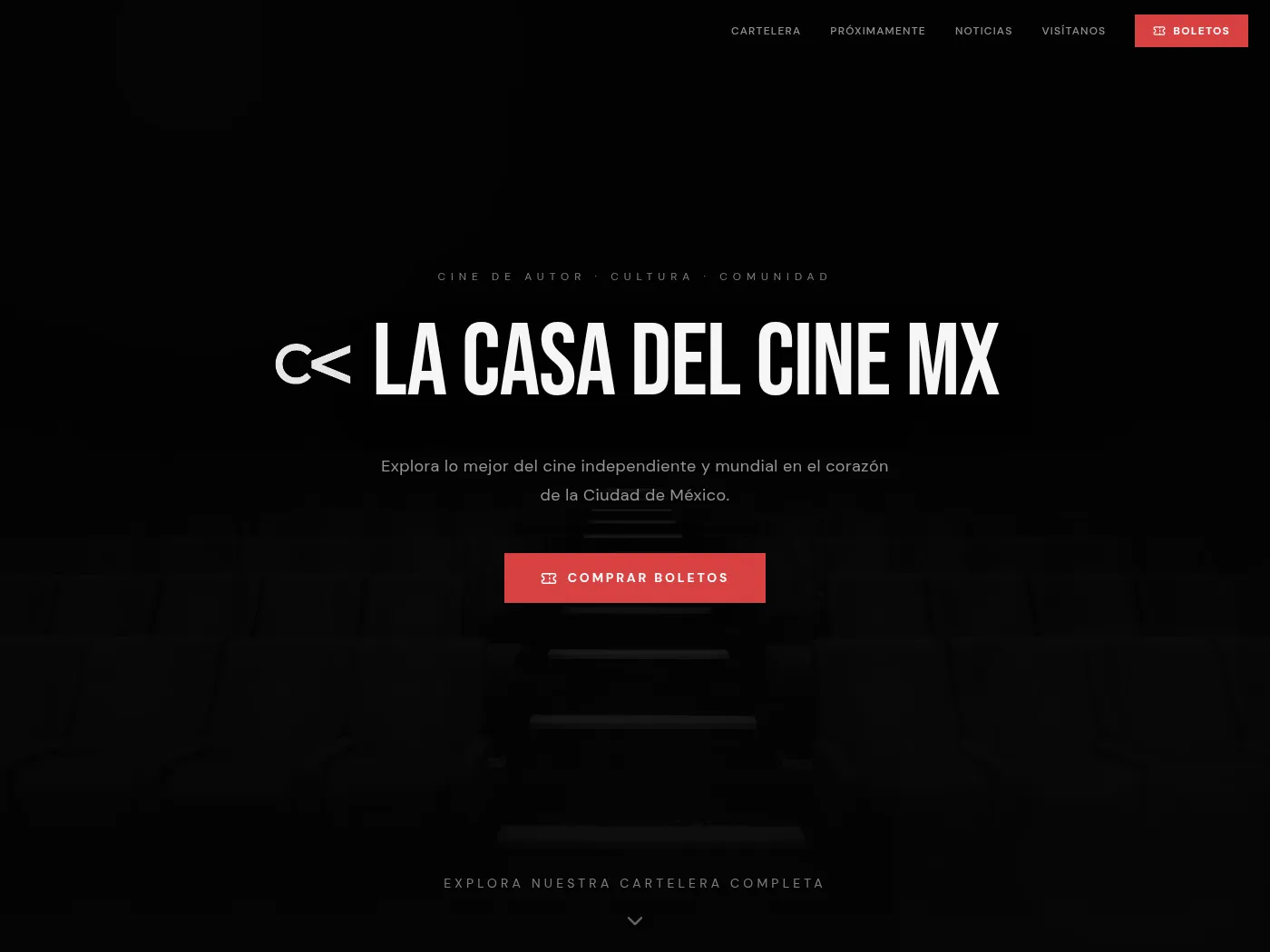 La Casa del Cine MX Site (Remix)