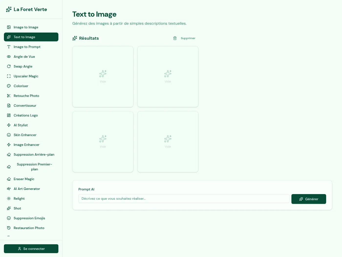 La Foret Verte AI Suite