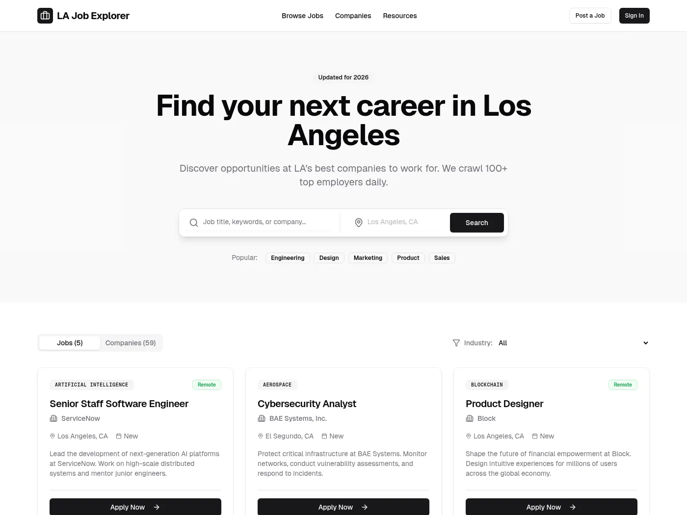 LA Job Explorer